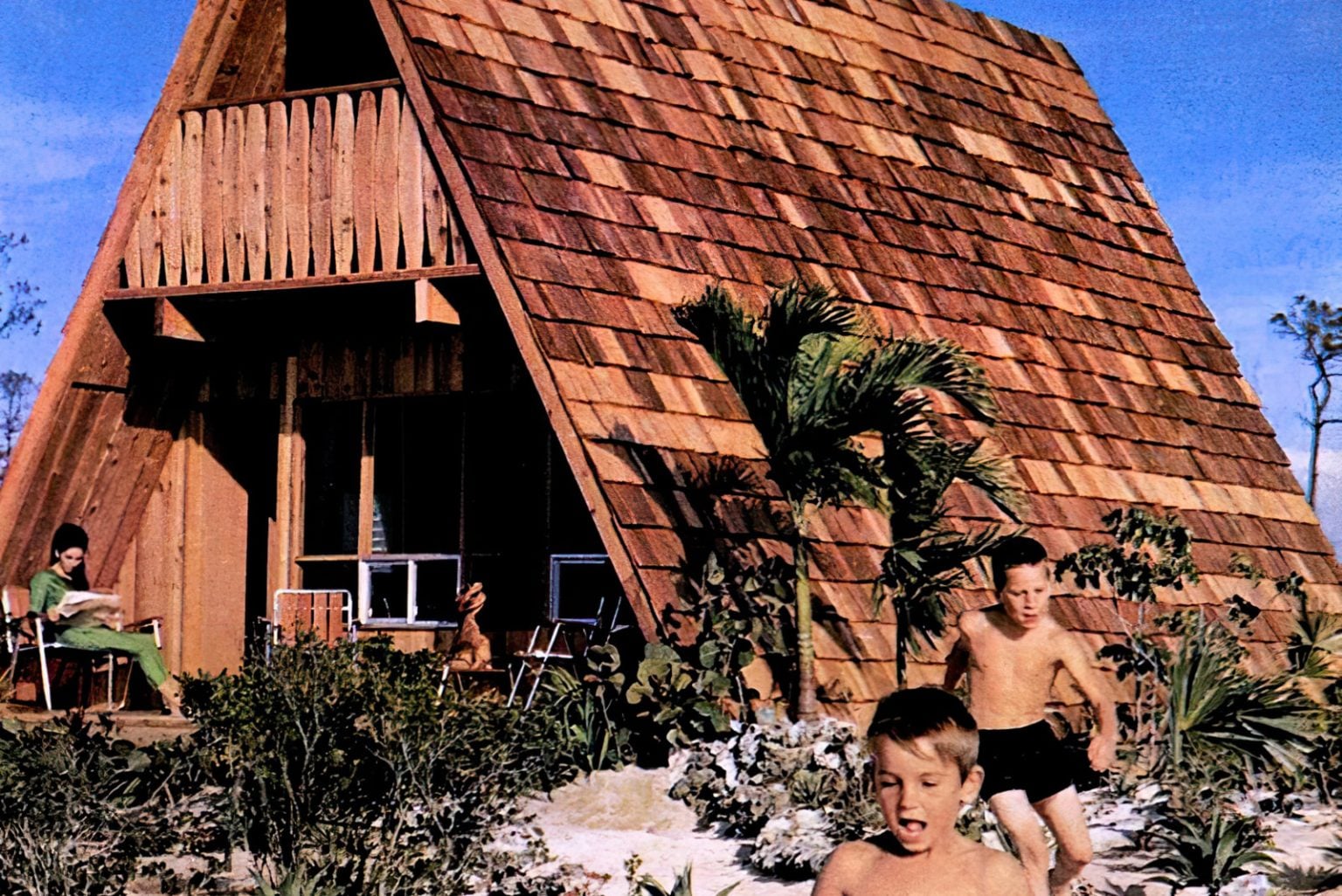 Vintage A-frame house plans for second homes & vacation cabins: 12 cool ...