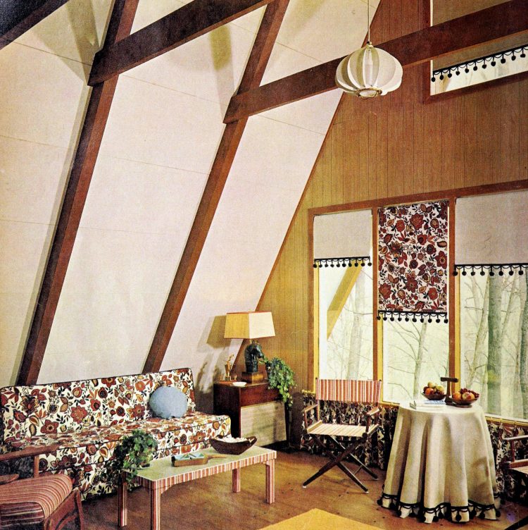 An elegant bay window was made for an antique-filled mansion's living ...