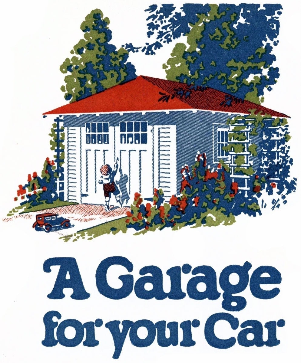 14 quaint residential garage additions from the twenties - Click Americana