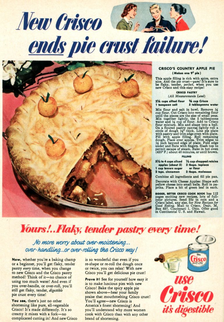 A good old-fashioned country apple pie recipe from the '50s - Click ...