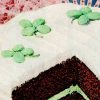A lucky clover cake for St Patrick's Day (1950) - Click Americana