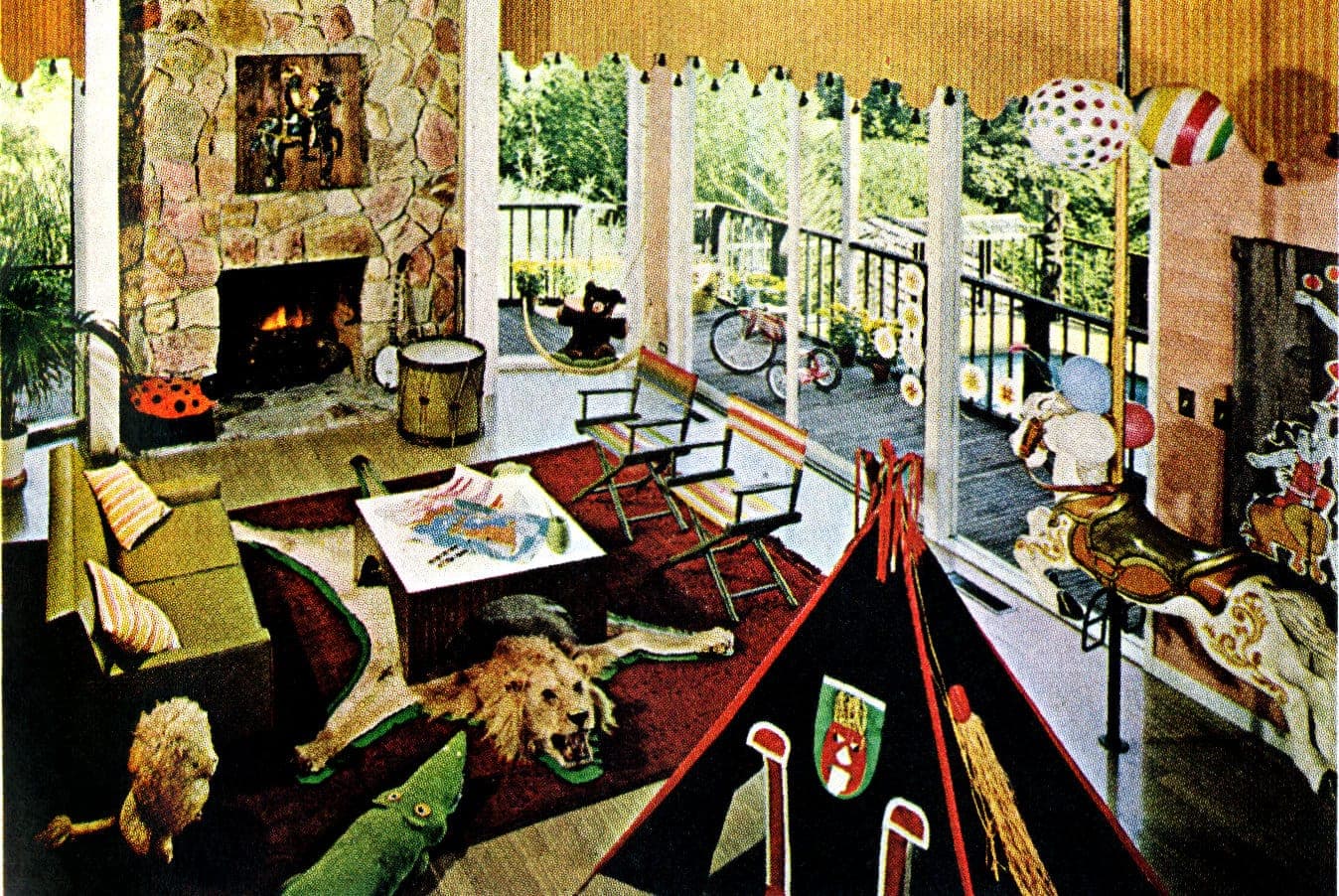 See mid-century modern home design & decor for a hip young family (1965 ...
