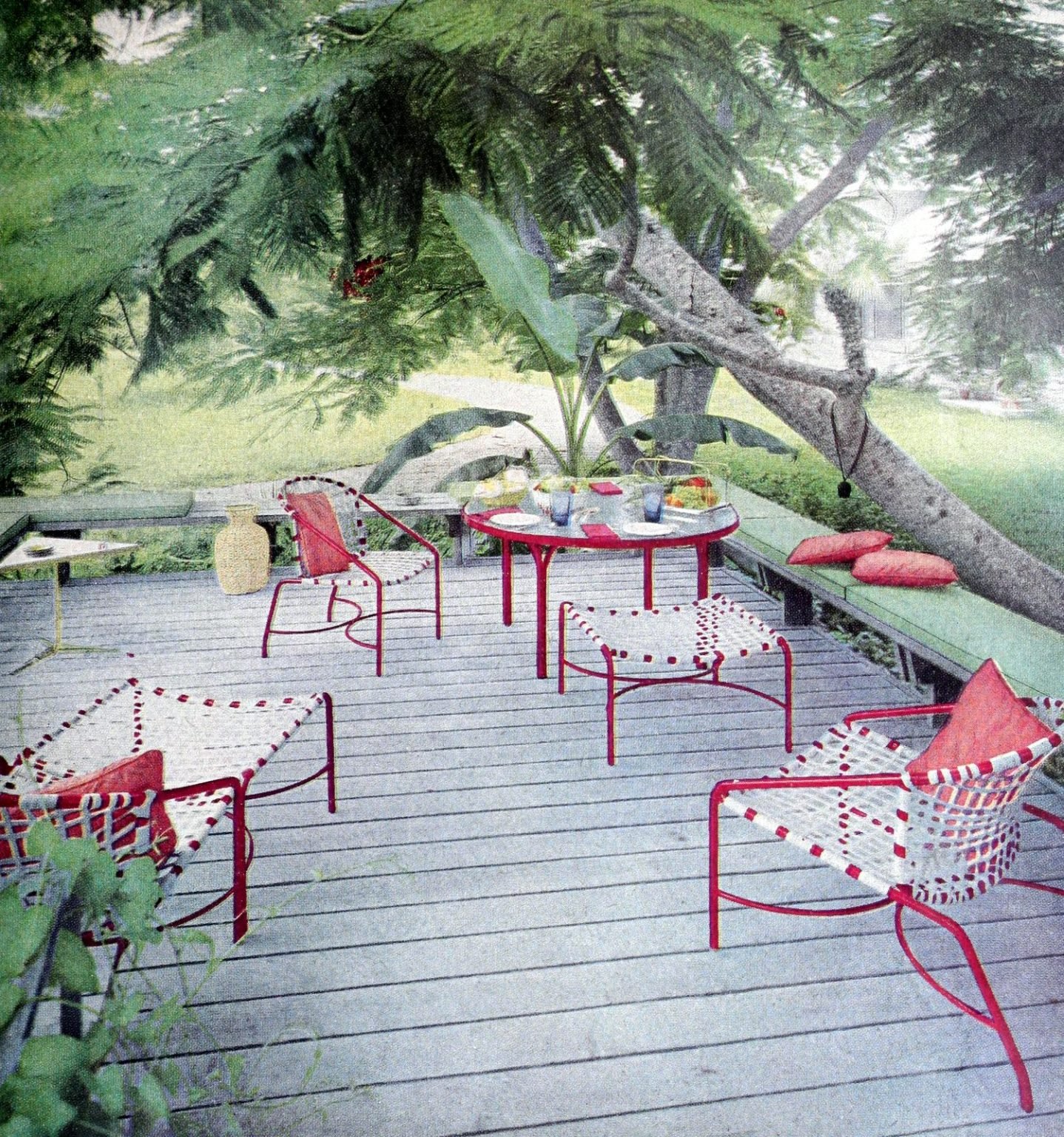 See 41 vintage backyard decks, plus find out how wood decking became a ...