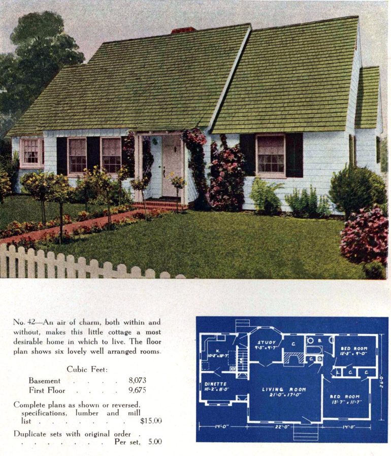 These popular 1930s home styles & floor plans had classic and enduring ...