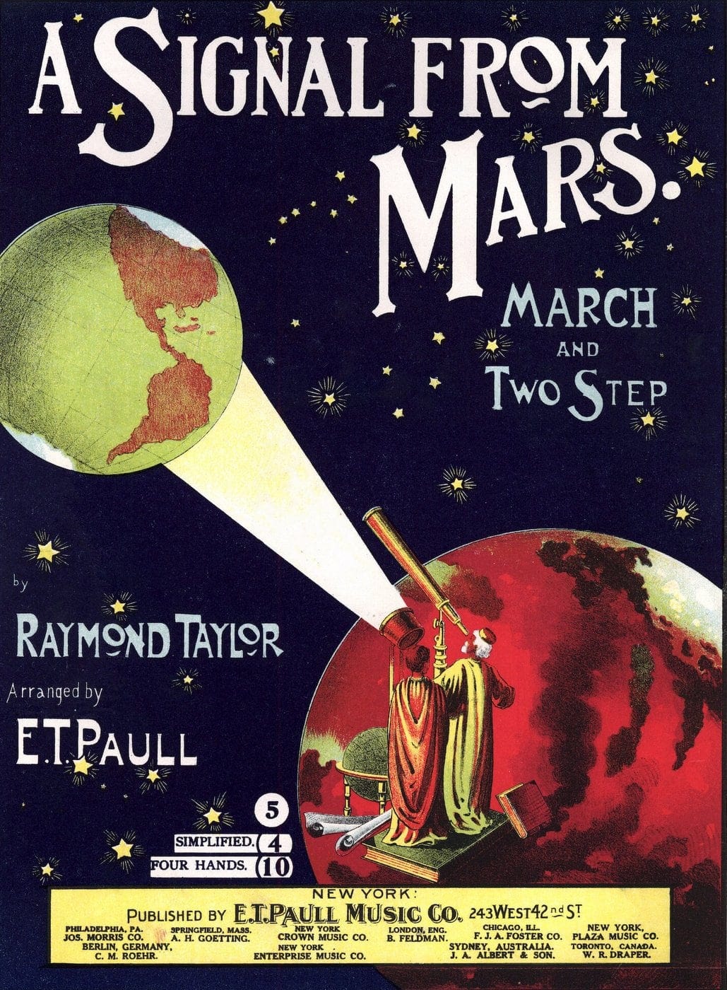 Back in the 1920s, millions of people believed Mars was populated by a ...