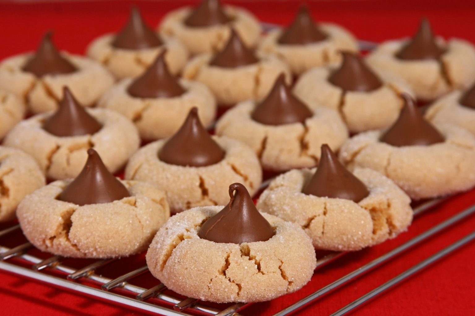 Easy peanut blossoms cookies from 1985, made with sweetened condensed ...