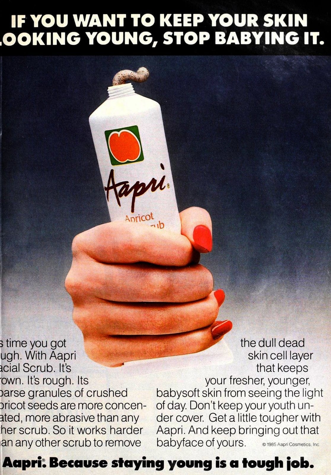 Remember Aapri apricot facial scrub from the 1980s? - Click Americana