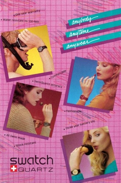 Swatch watches of the 80s & 90s: Remember the colorful watch craze ...