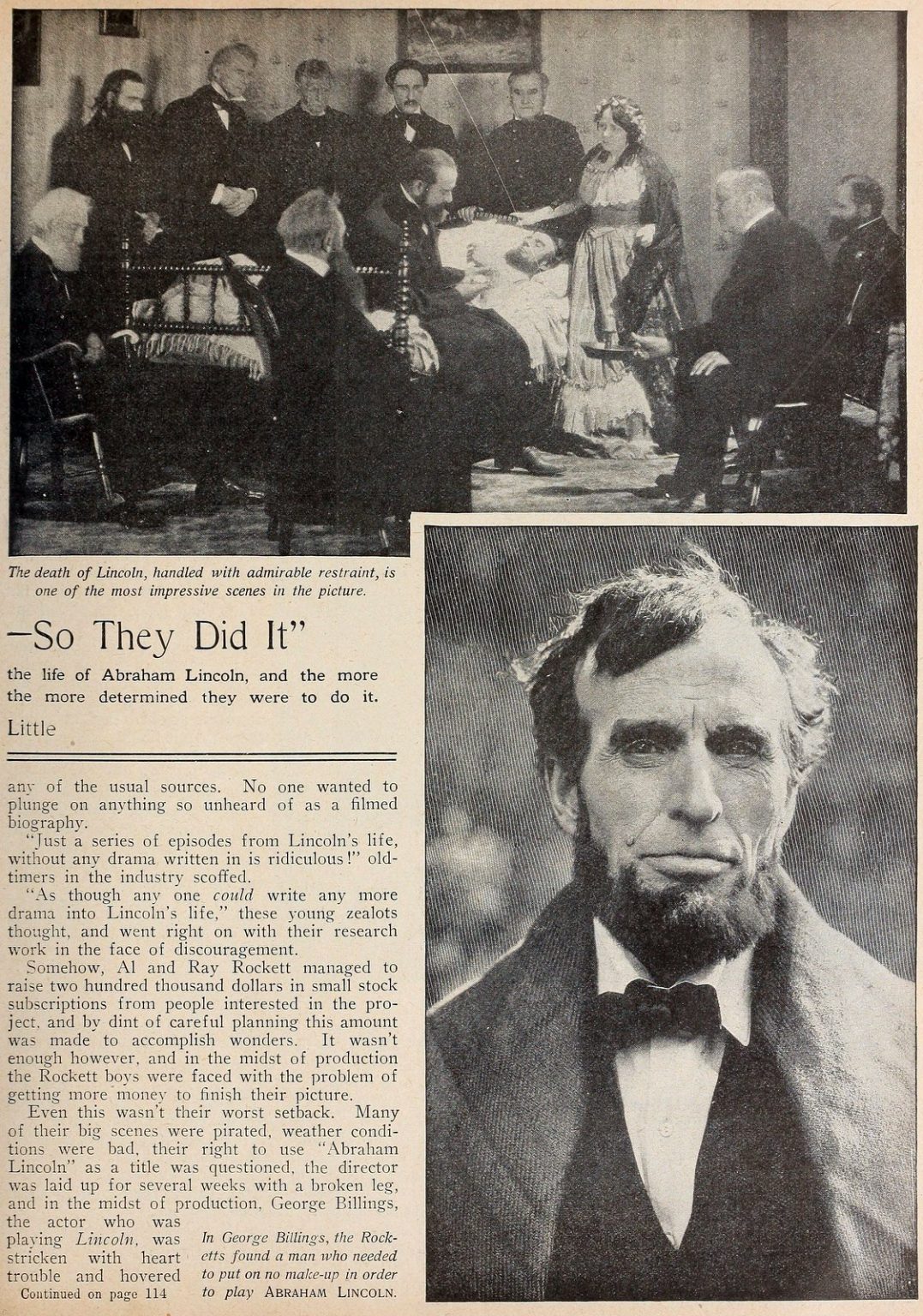 Why the classic movie 'Dramatic Life of Abraham Lincoln' won raves and ...