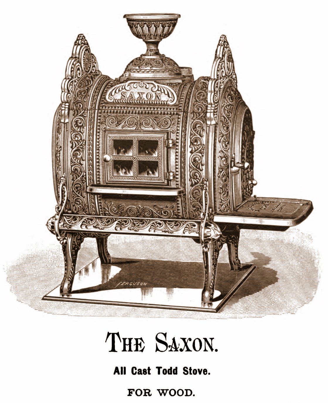 See the elegant stove heaters that warmed stylish Victorian homes ...