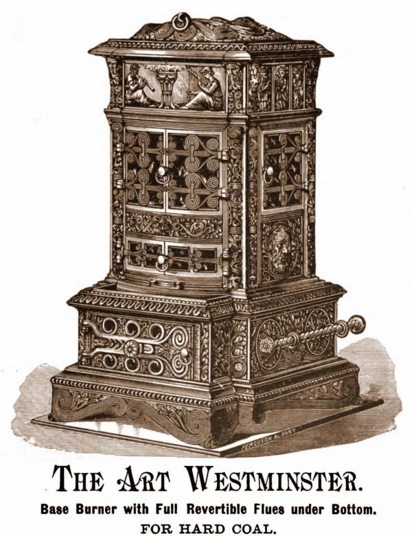 See the elegant stove heaters that warmed stylish Victorian homes ...