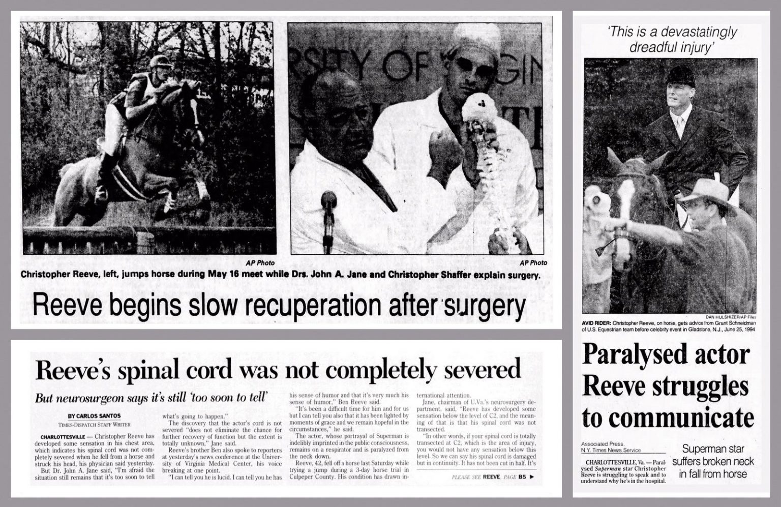 'Superman' star Christopher Reeve's accident while horseback riding was ...