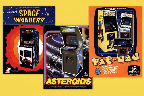 After arcade video games like Pac Man & Space Invaders hit the scene in ...