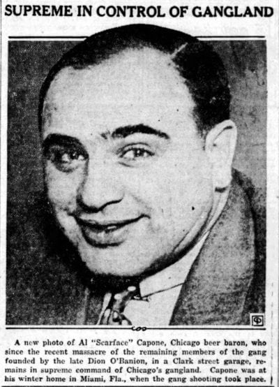 Chicago gang kills 7: Al Capone & the Saint Valentine's Day Massacre ...