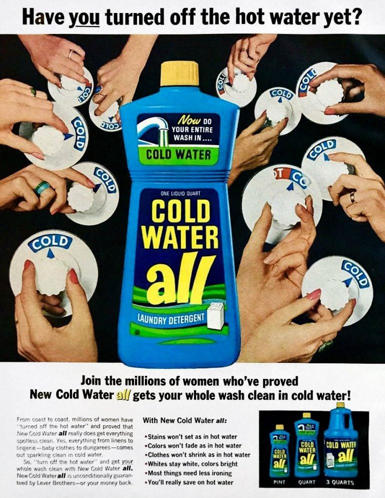 30 old laundry detergent brands & ads, plus bleach, fabric softeners ...