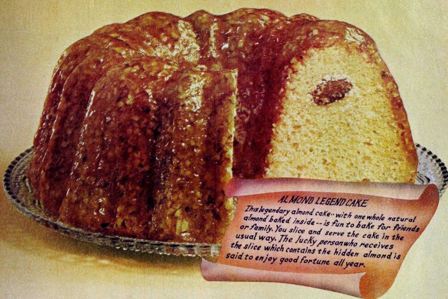 Almond Legend cake recipe (1976) - Click Americana