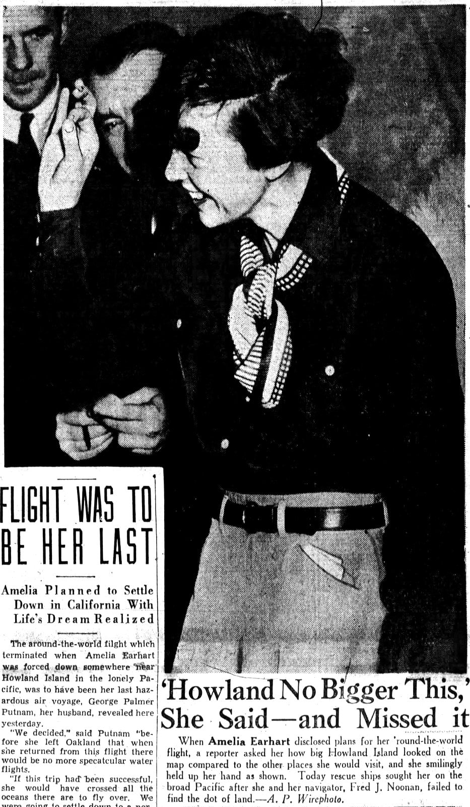 Amelia Earhart mystery: The world’s most famous missing pilot (1937 ...