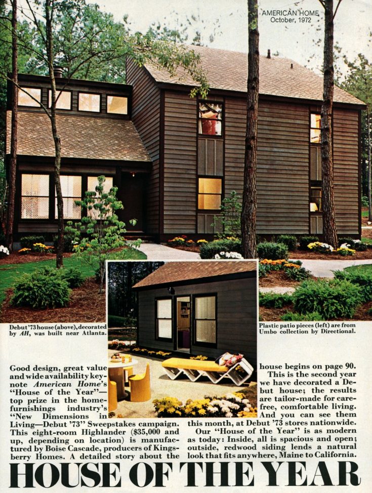 See the American Home 1973 House of the Year - Click Americana