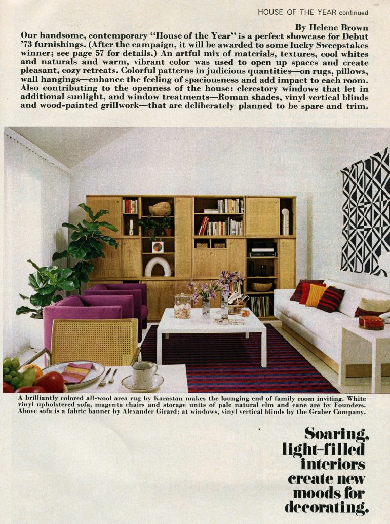 See the American Home 1973 House of the Year - Click Americana