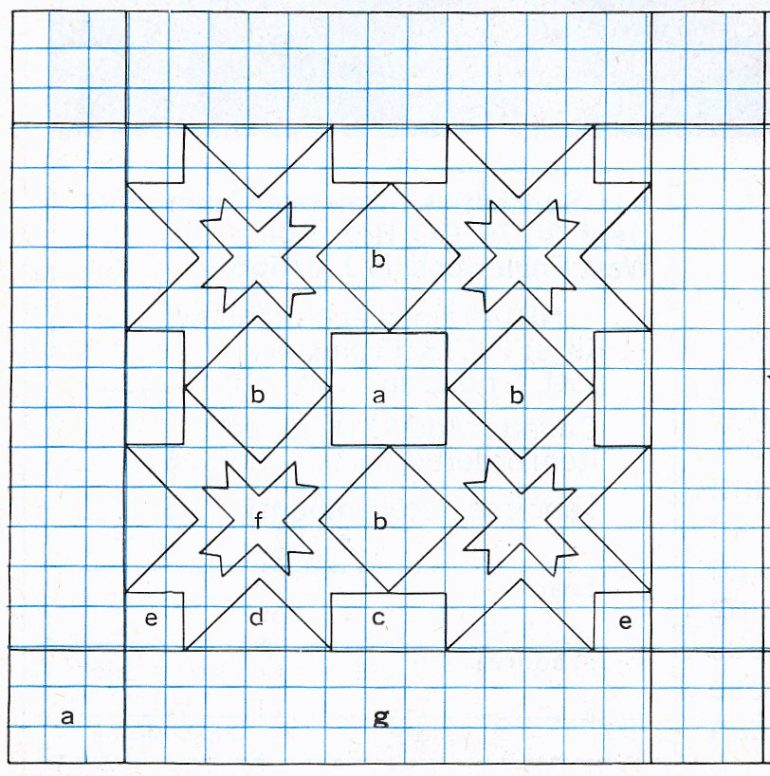 How to make an American folk patchwork wall hanging (1976) - Click ...