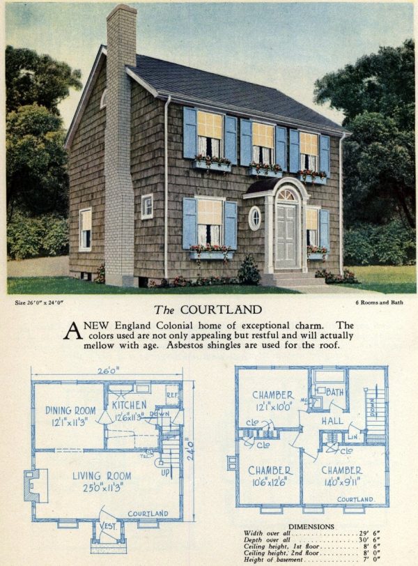 1920s house plans: 74 charming vintage designs that shaped American ...