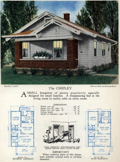 62 beautiful vintage home designs & floor plans from the 1920s - Click ...