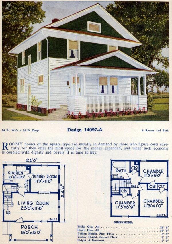 1920s house plans: 74 charming vintage designs that shaped American ...