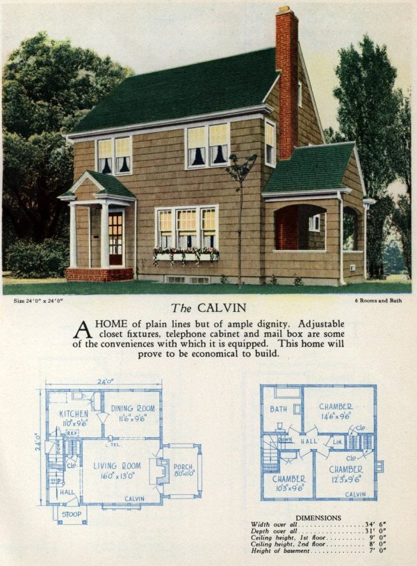 1920s house plans: 74 charming vintage designs that shaped American ...