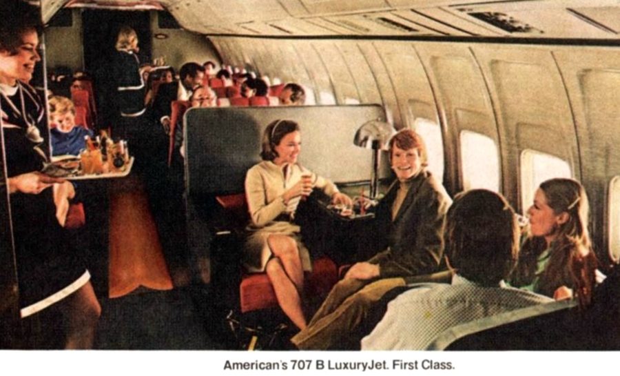 See what first class flights were like from the 1950s to the 1980s ...