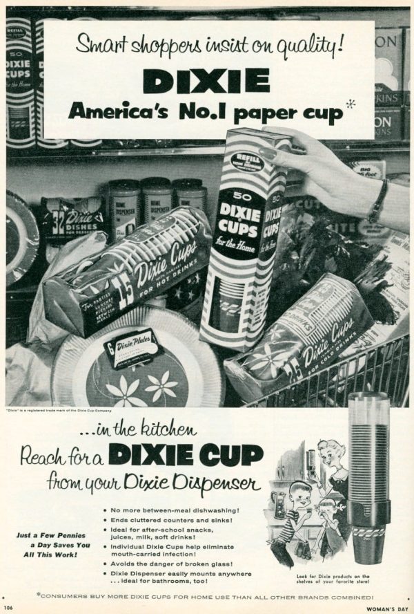 Vintage Dixie cups: See retro designs & dispensers, plus get the ...