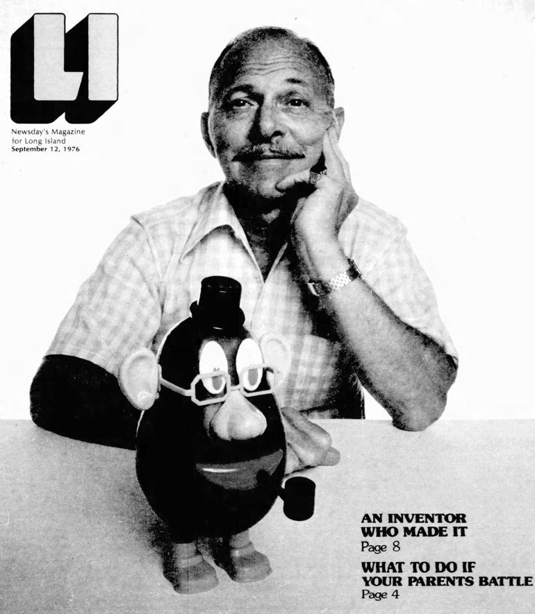 The original Mr Potato Head & Mrs Potato Head toys in the 1950s were ...