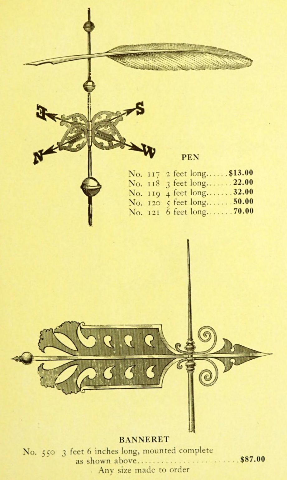 Vintage weathervanes: 60+ examples of early American decorative ...