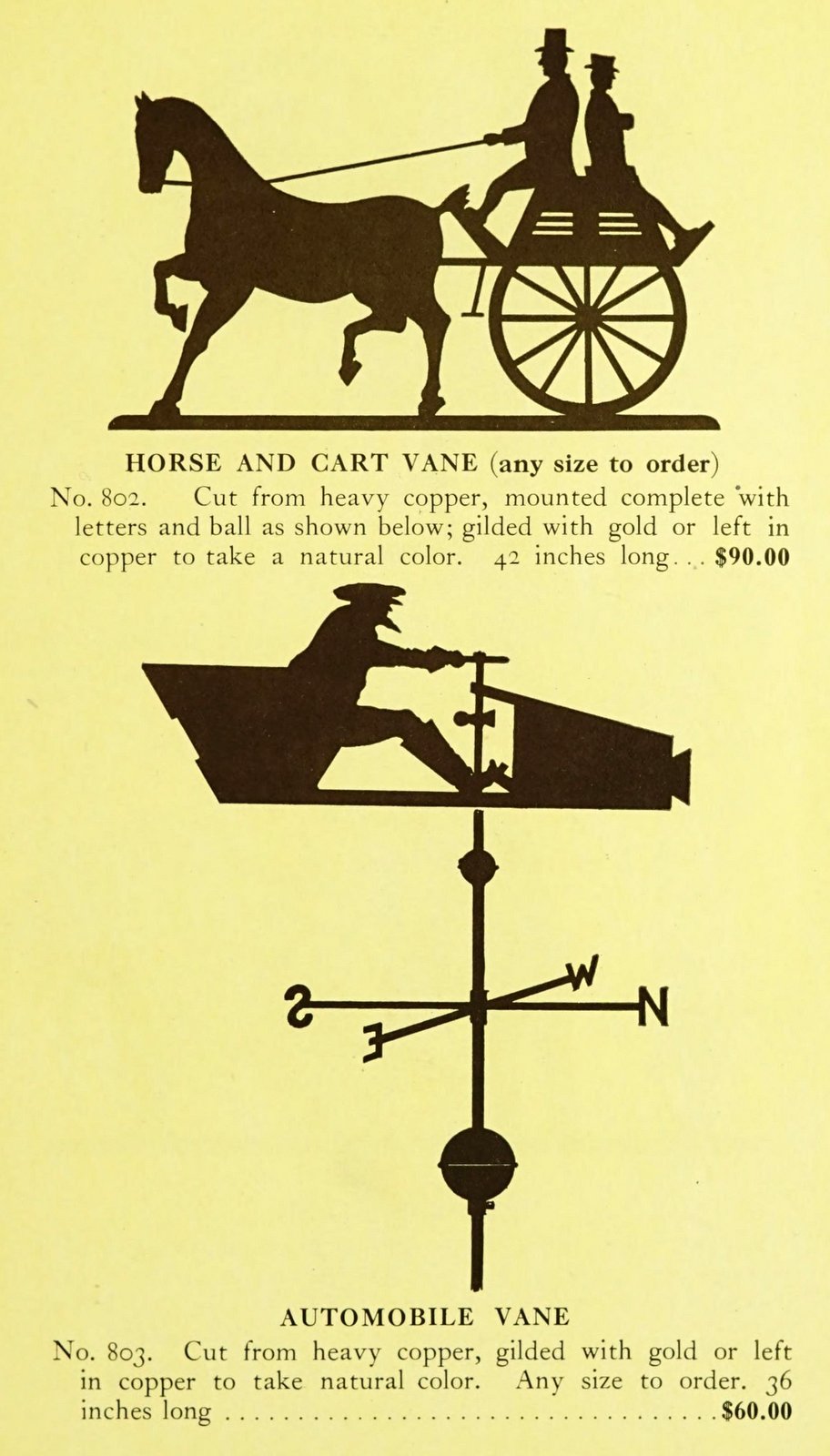 Vintage weathervanes: 60+ examples of early American decorative ...