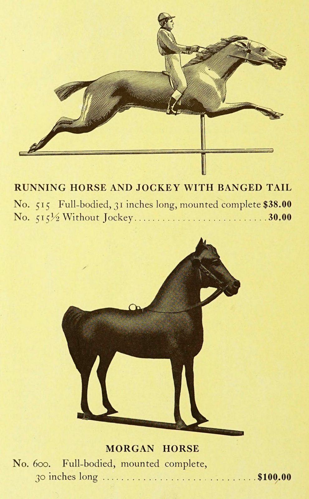 Vintage weathervanes: 60+ examples of early American decorative ...