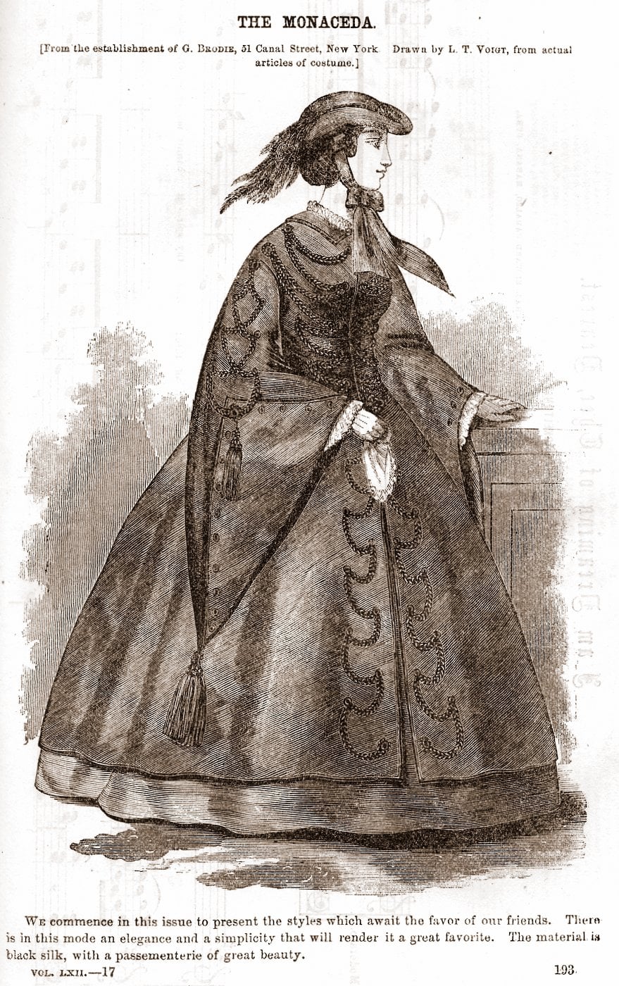 Civil War-era dresses for women (1861-1867) - Click Americana