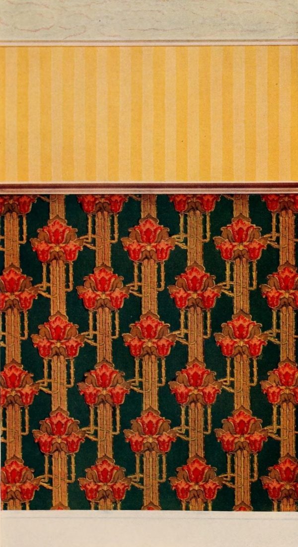 Old Edwardian wallpaper styles & home decor, plus 40 real paper samples ...