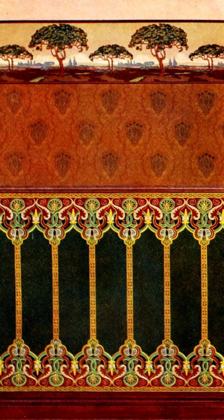 Old Edwardian wallpaper styles & home decor, plus 40 real paper samples ...