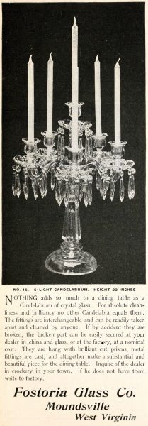 Vintage Fostoria glass: 100+ gorgeous patterns, colors & styles of the ...