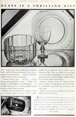Vintage Fostoria glass: 100+ gorgeous patterns, colors & styles of the ...