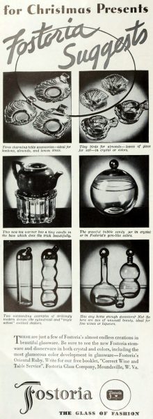 Vintage Fostoria glass: 100+ gorgeous patterns, colors & styles of the ...