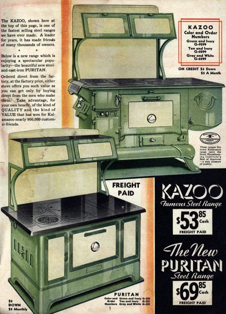 Can you imagine cooking on one of these gorgeous antique kitchen ranges ...