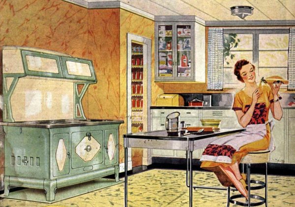 Can you imagine cooking on one of these gorgeous antique kitchen ranges ...