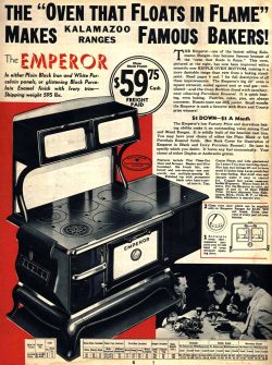 Can you imagine cooking on one of these gorgeous antique kitchen ranges ...