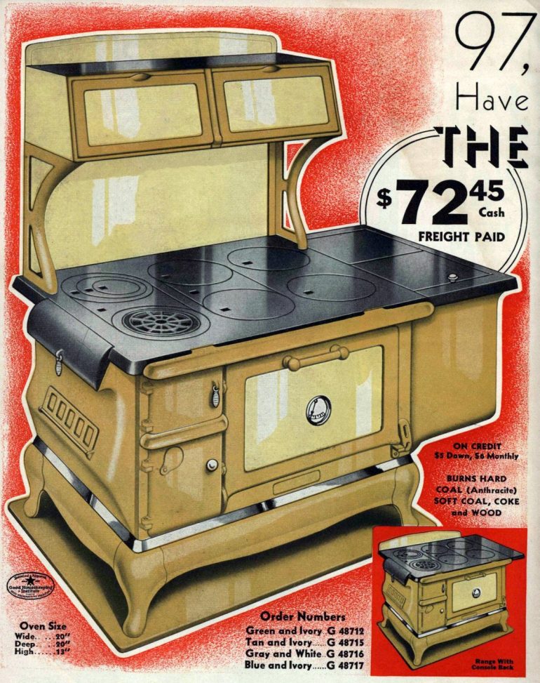 Can you imagine cooking on one of these gorgeous antique kitchen ranges ...