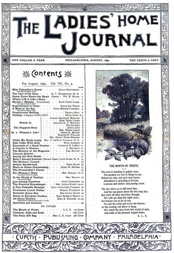 Antique Ladies' Home Journal magazine covers & subjects from the ...
