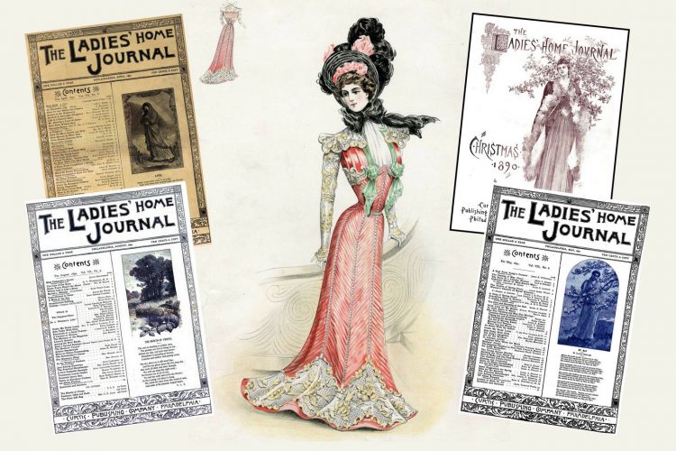 Antique Ladies' Home Journal magazine covers & subjects from the ...