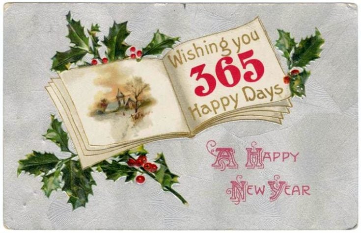 Happy New Year! A look back at 40 elegant vintage postcards - Click ...