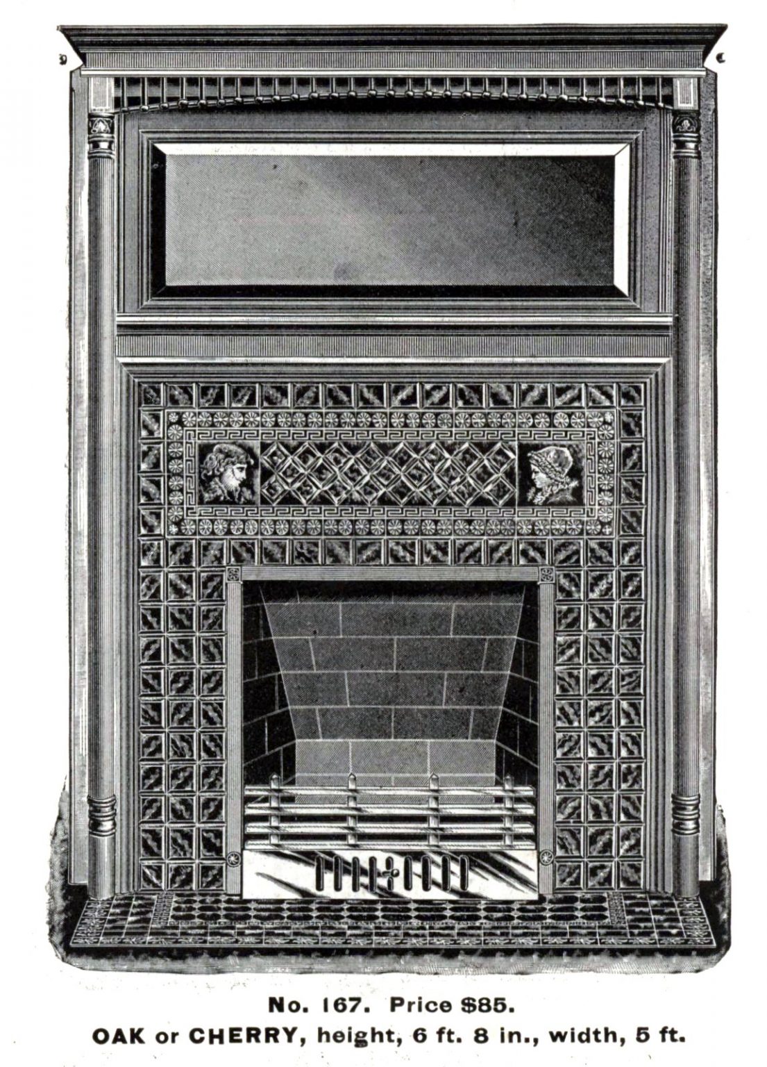 Two dozen fashionable Victorian fireplaces from the 1880s - Click Americana
