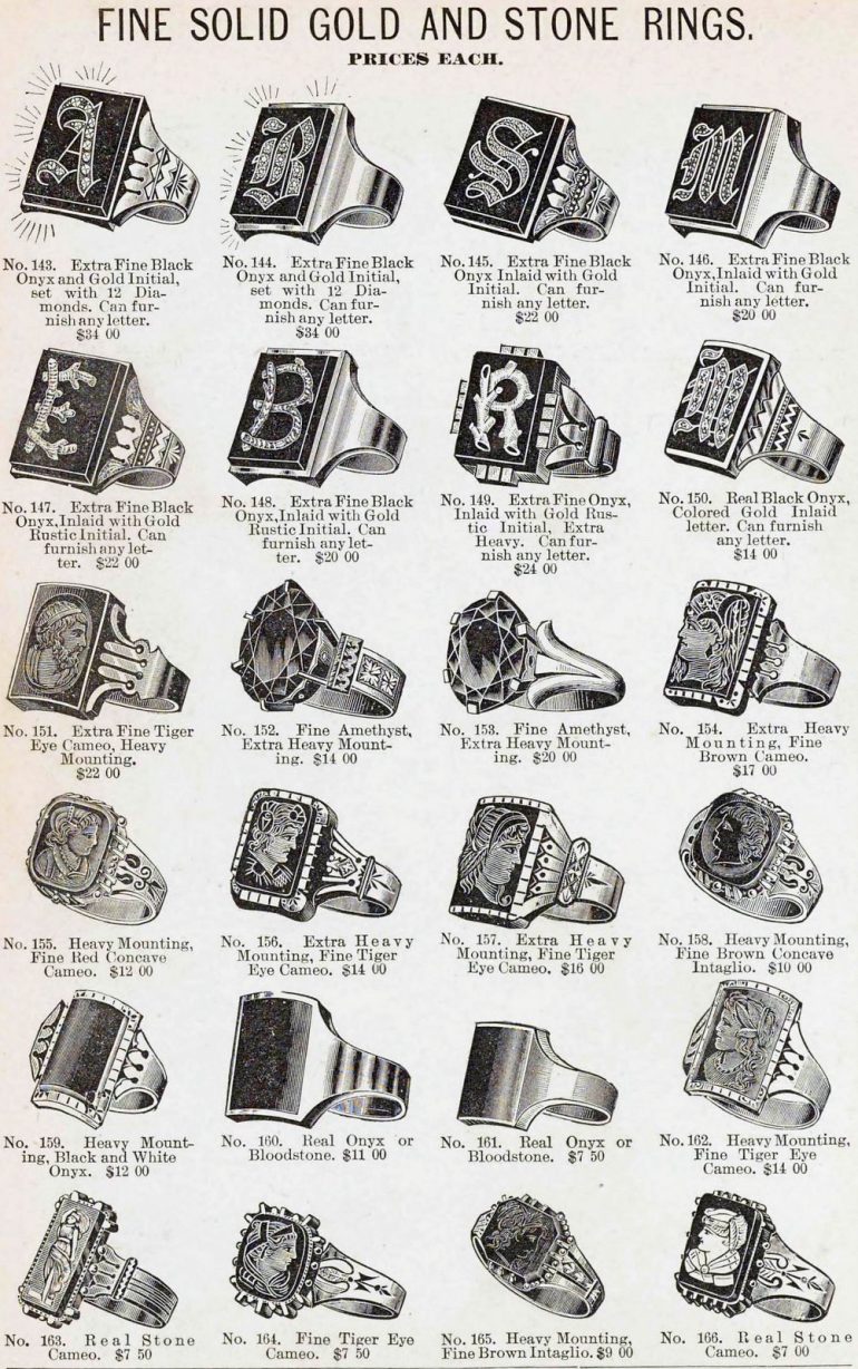 Antique Victorian rings: Vintage jewelry styles for women & men from ...