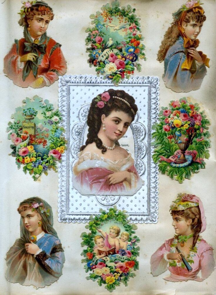 Antique scrapbooks: Layouts & scrapping ideas from long ago - Click ...